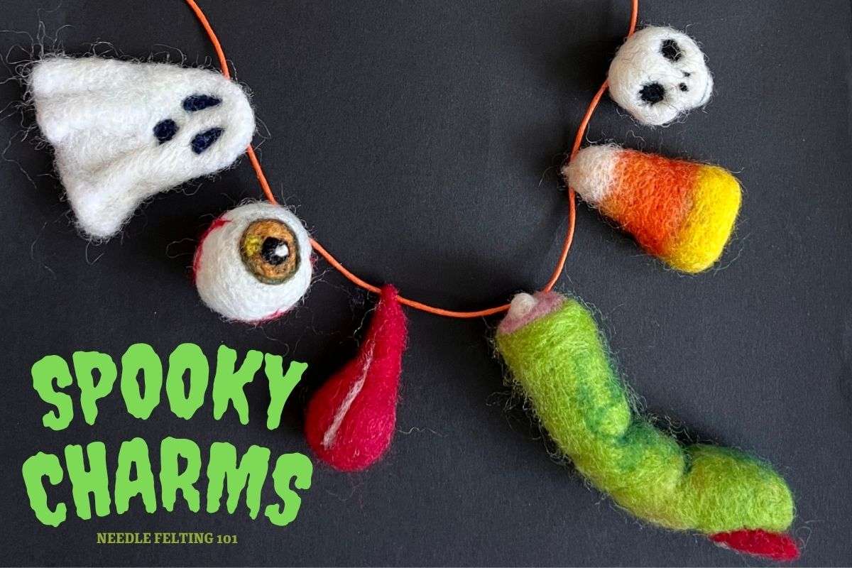Needle Felting 101: Choose Your Own Spooky Charms - 10/07/25 | WorkshopSF